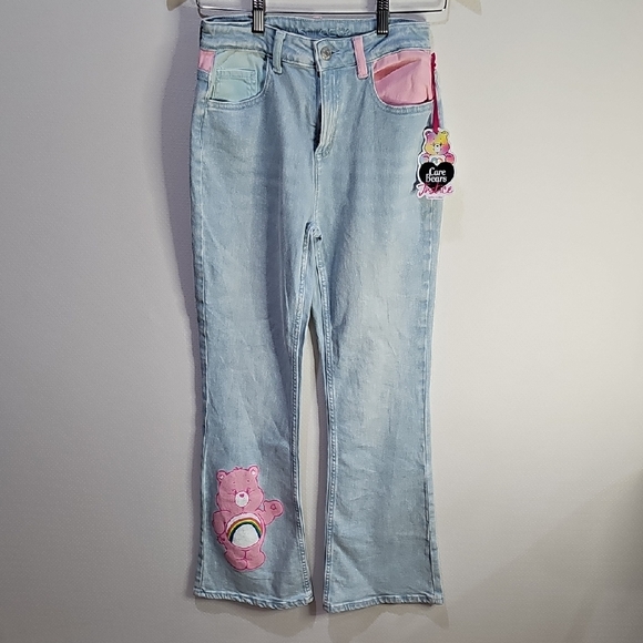 Care Bears | Jeans | Care Bears Kids Pastel Blue Flare Leg Jeans | Poshmark